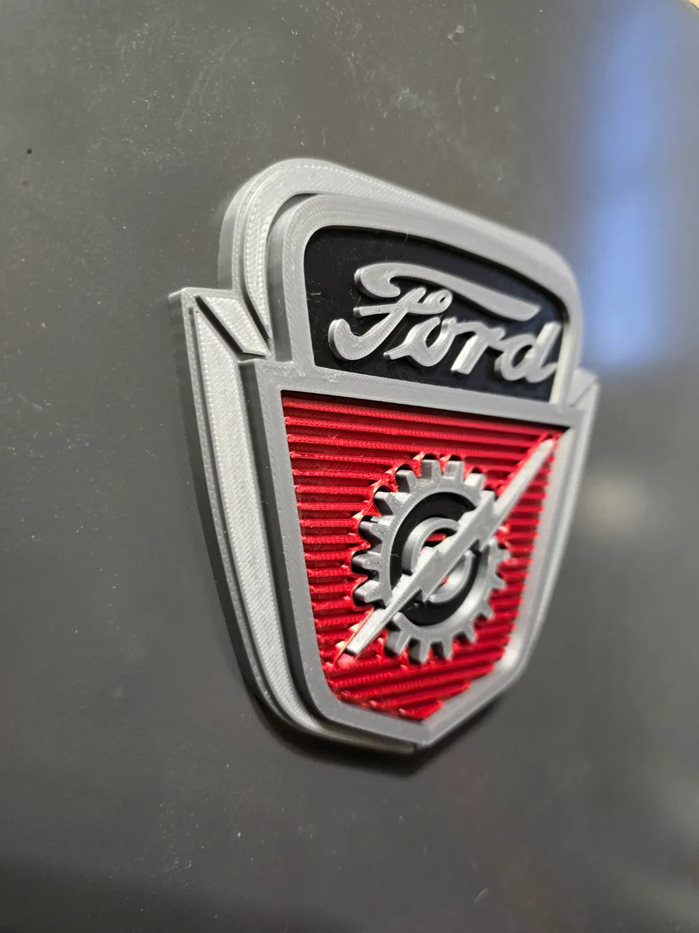 1953 to 1956 Ford F100 Hood Emblem by Turgon - MakerWorld