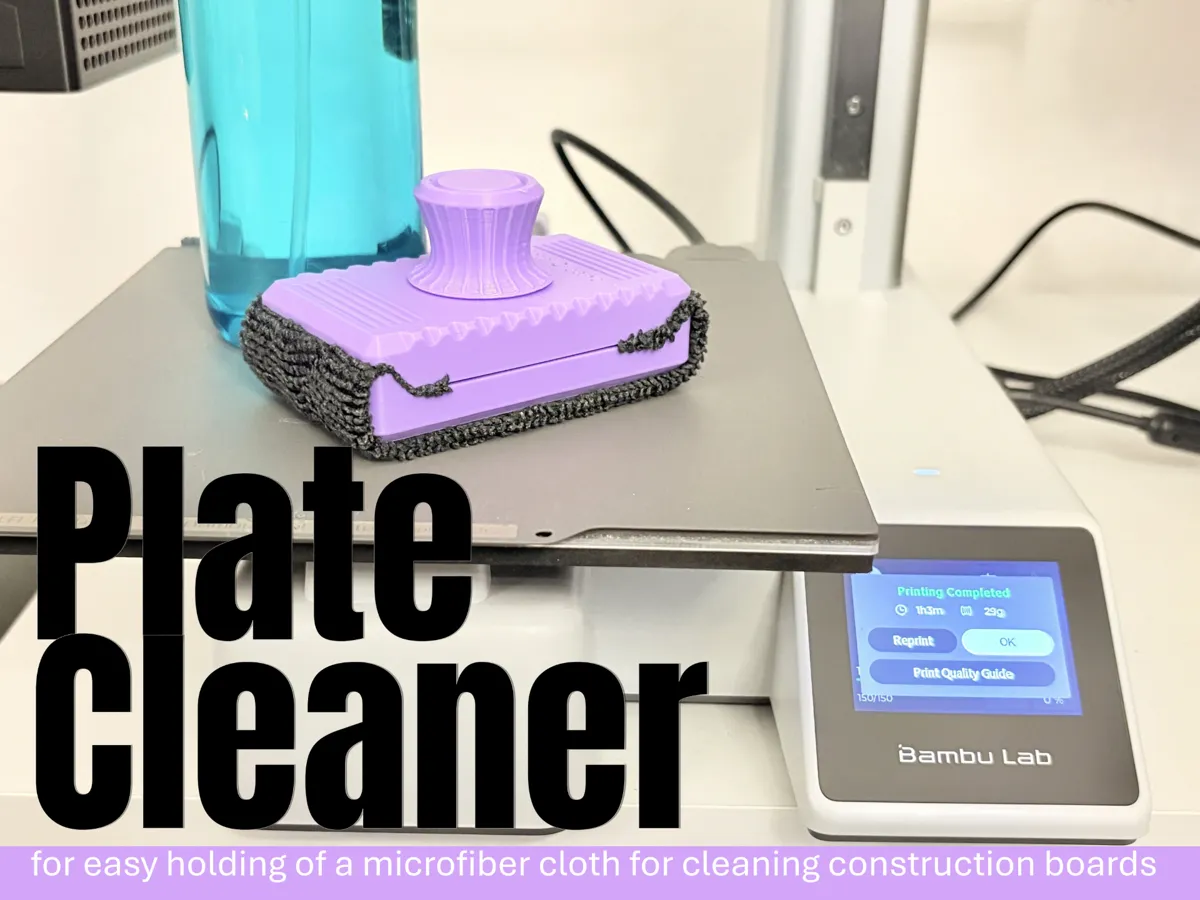 Plate Cleaner - Free 3D Print Model - MakerWorld