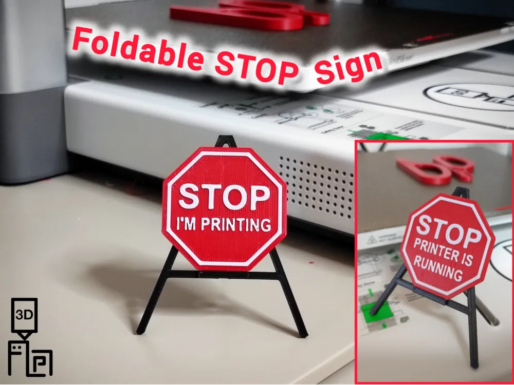 STOP SIGN - use when you are printing by SnailPrint - MakerWorld