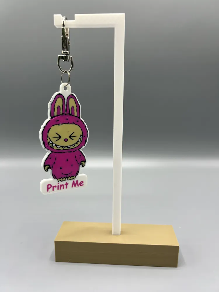Custom Name Labubu Keychain by UltimateB MakerWorld: Download Free 3D ...