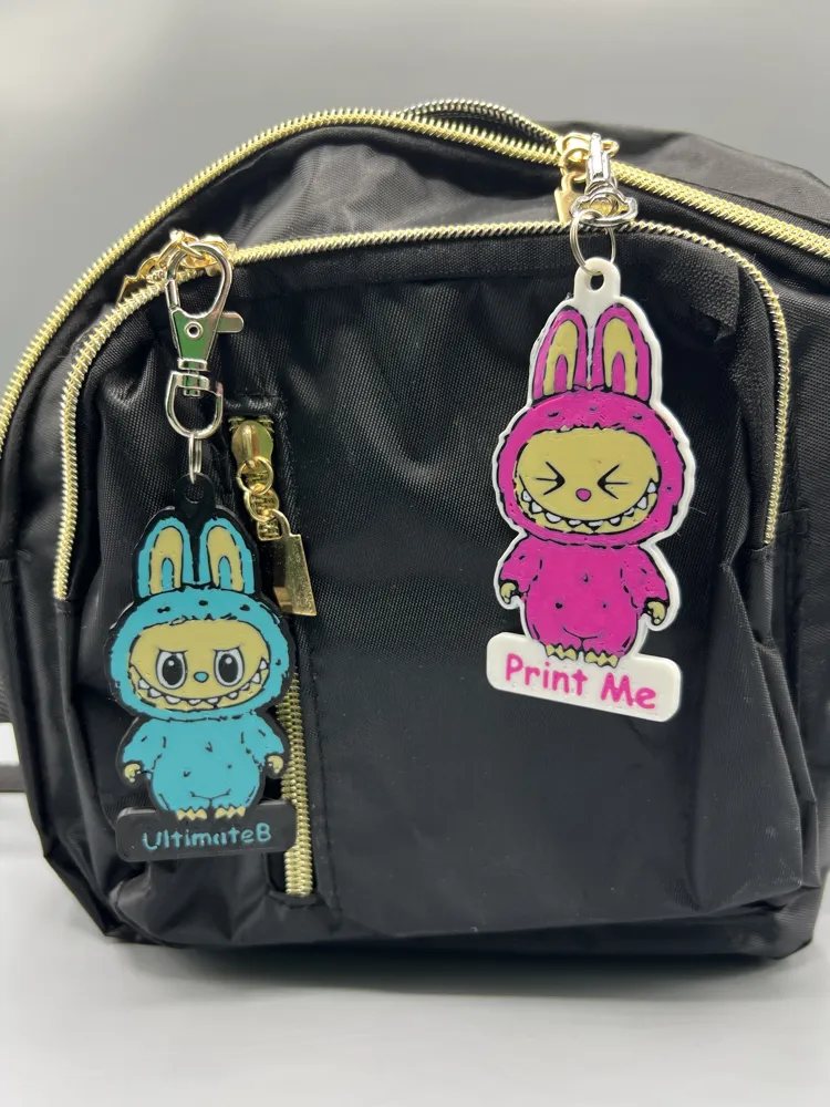 Custom Name Labubu Keychain by UltimateB MakerWorld: Download Free 3D ...
