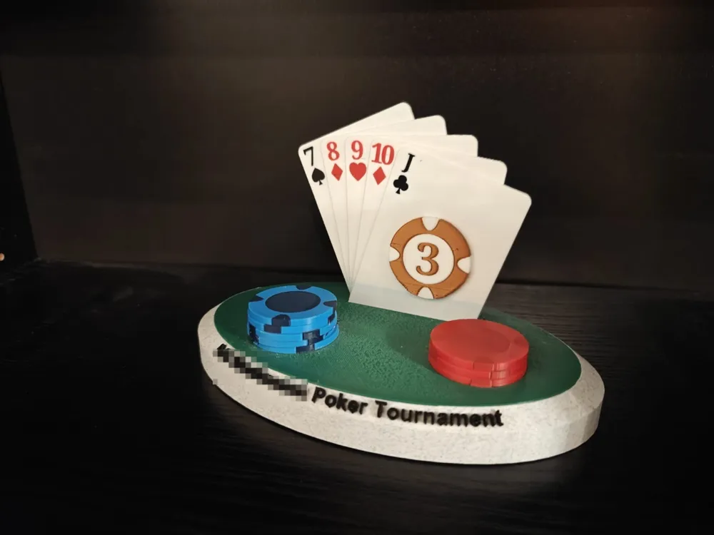 Poker Trophies - Free 3D Print Model - MakerWorld