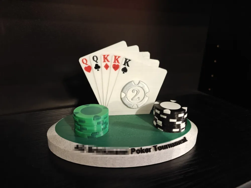 Poker Trophies - Free 3D Print Model - MakerWorld
