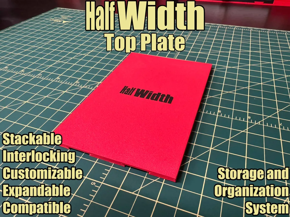 HalfWidth - Top Cover Plate by interslice - MakerWorld