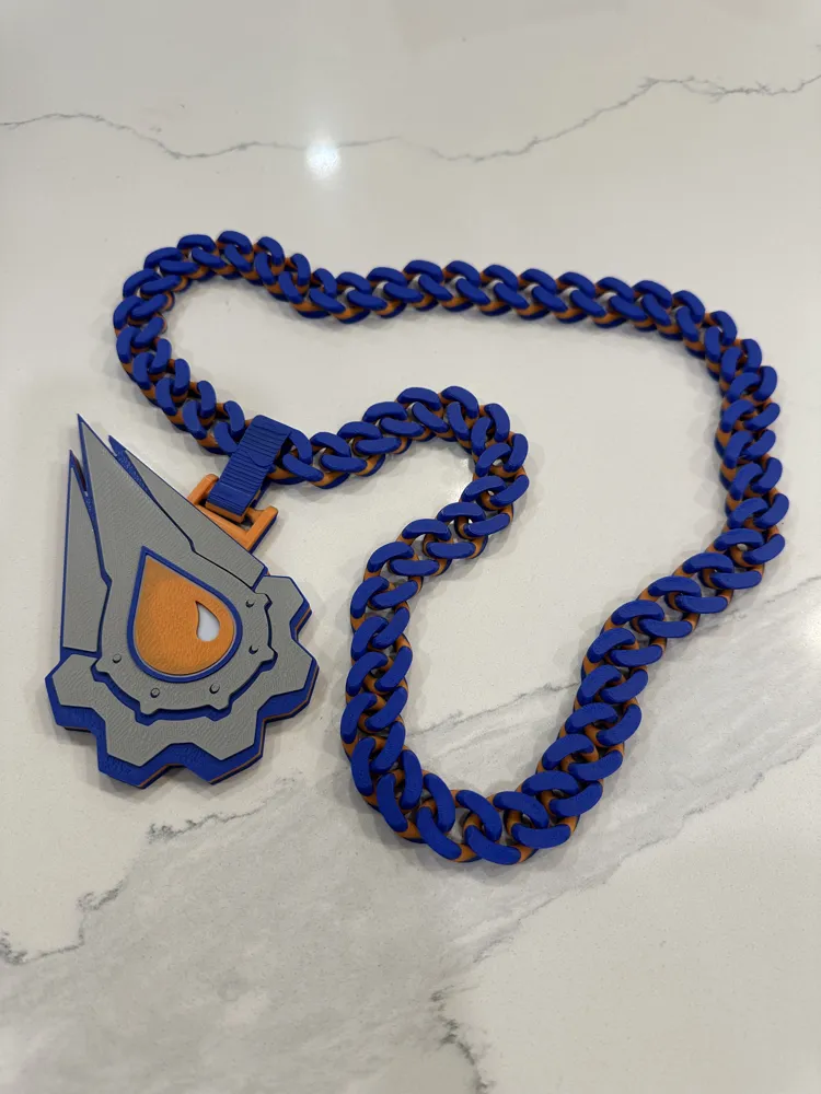 Edmonton Oilers Gear Cuban Chain by SgambaroMakerWorld: Download Free ...