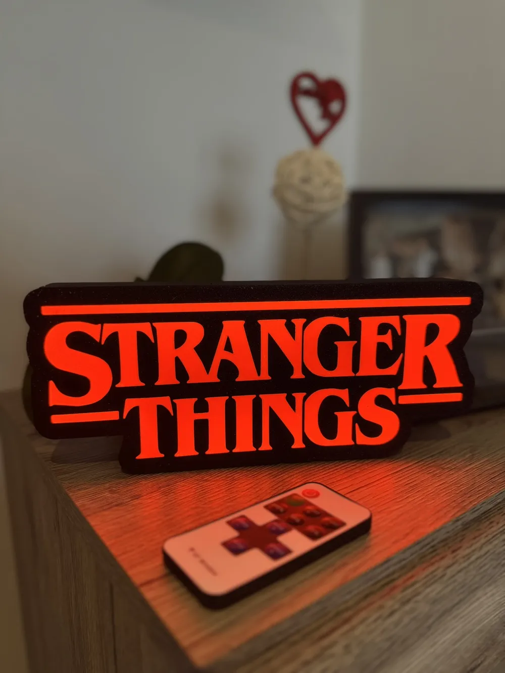 Stranger Things LED Lamp(Lightbox) - Free 3D Print Model - MakerWorld
