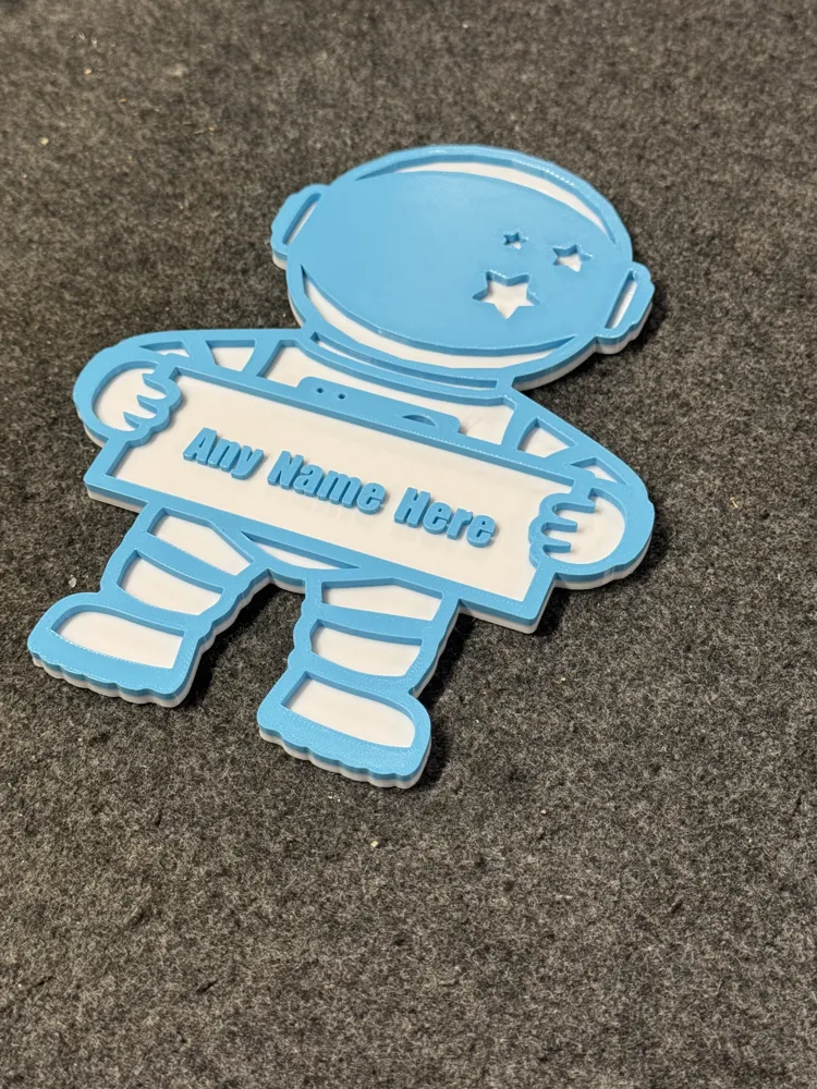 Personalized Astronaut Name Sign Editable by 937 Laser Creations ...