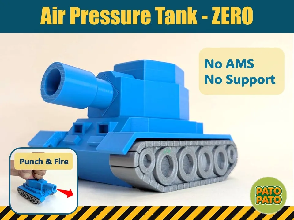 Air pressure tank ZERO - Free 3D Print Model - MakerWorld