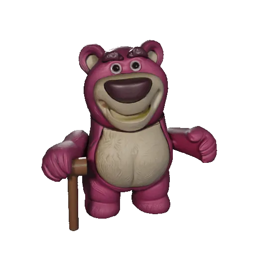Figura adorable de Lotso oso Toy Story 3 AMS H2C - Free 3D Print Model ...