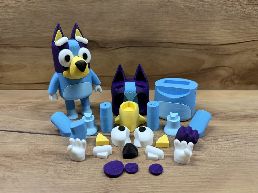 Bluey multipart no AMS by mika MakerWorld: Download Free 3D Models