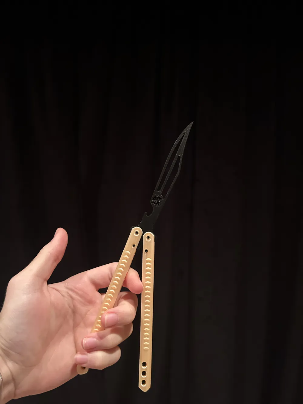 Butterfly Knife Trainer - 3D Printed Balisong - Free 3D Print Model ...