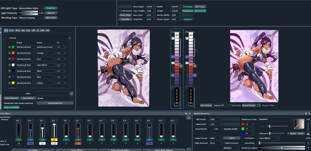 Bleach Hueforge - Yoruichi Shihouin by Dakiren - MakerWorld