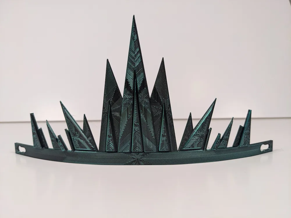 Design-A-Crown Headband (V2) + 6 Flatprint Crowns - Free 3D Print Model ...