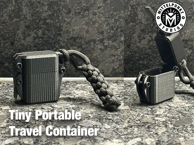 Tiny Portable Storage Container by Mittelpunkt Studios - MakerWorld