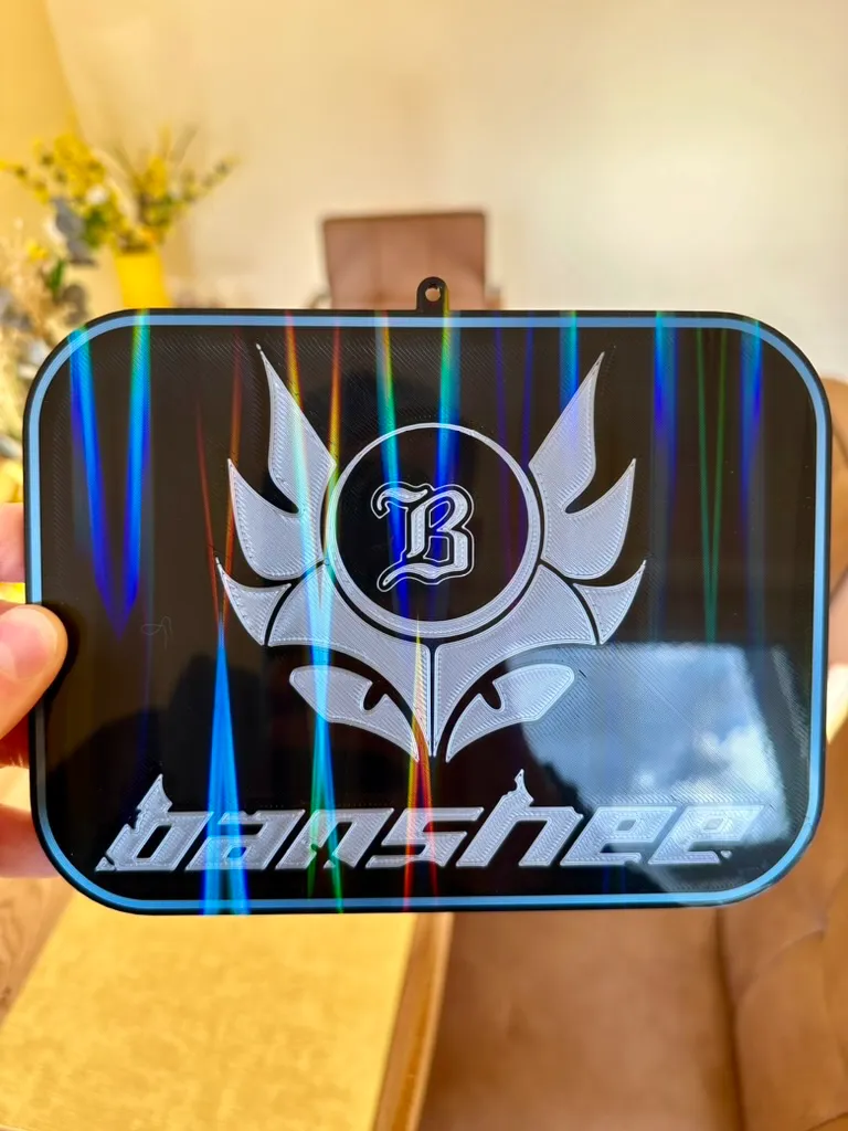 Banshee Bikes Logo Sign by 3DPrint_Reality - MakerWorld