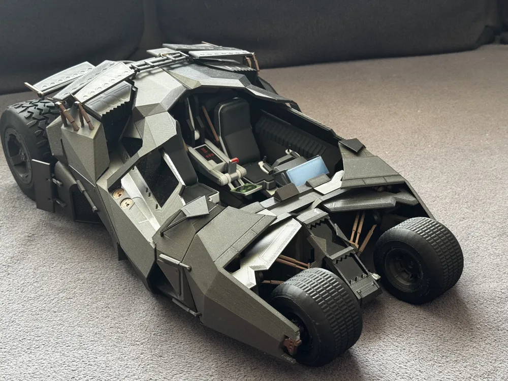 Tumbler Batmobile - Wcad Edition - Free 3D Print Model - MakerWorld