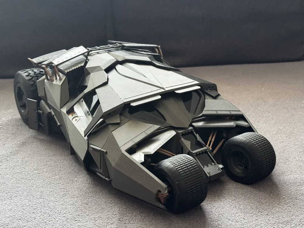 Tumbler Batmobile - Wcad Edition - Free 3D Print Model - MakerWorld
