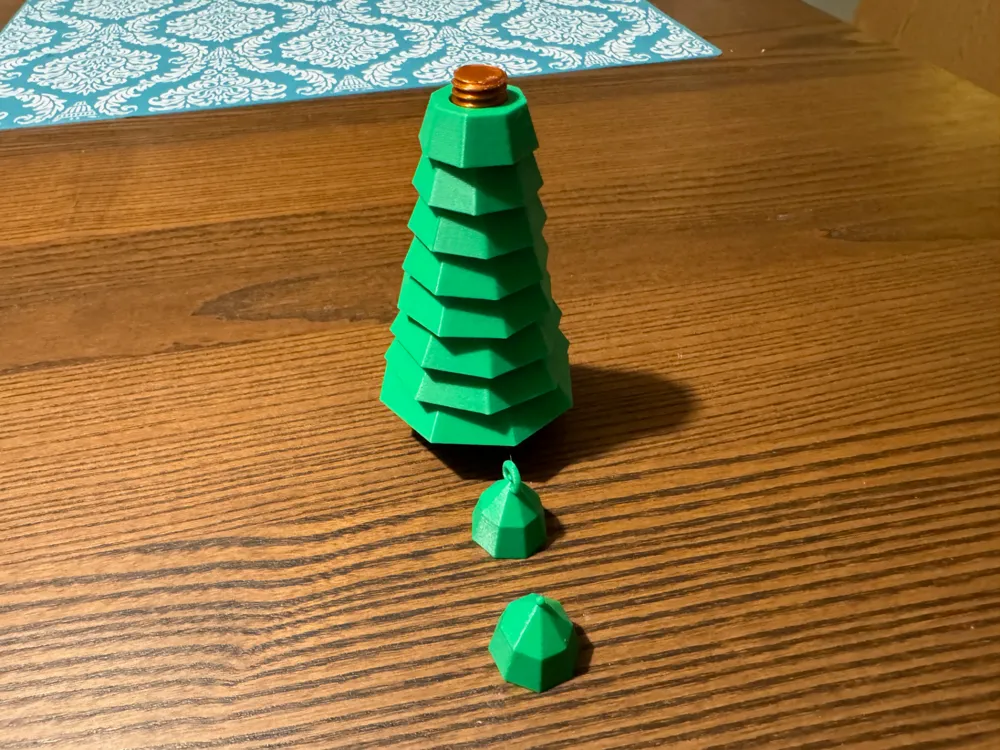 Winter Tree Fidget Spinner / Ornament by Not Punny Labs - MakerWorld