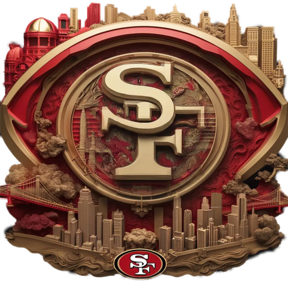 49ers Pride: HueForge Edition by MagnetDanny - MakerWorld