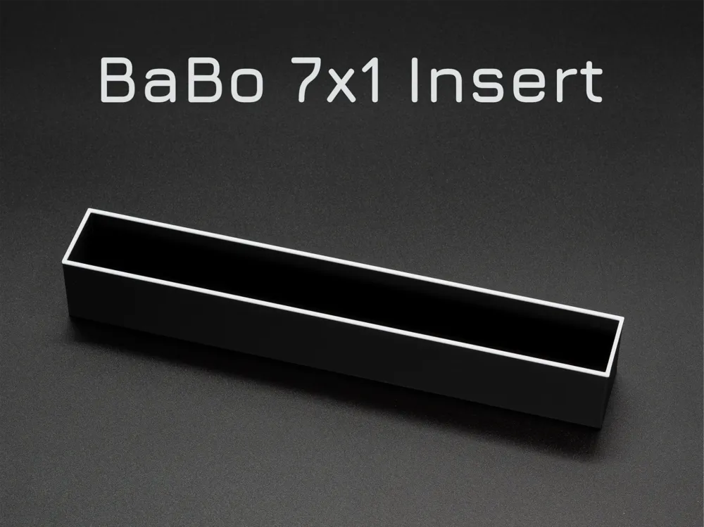 BaBo Insert 7x1 - Free 3D Print Model - MakerWorld