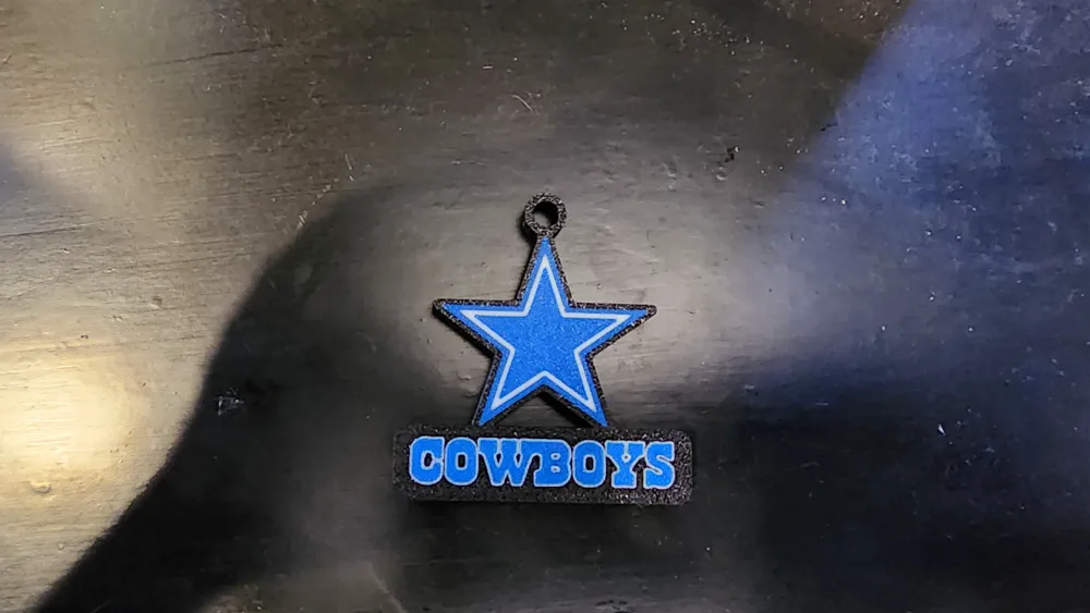 Dallas Cowboys Keychain by MayHem MakerWorld: Download Free 3D Models