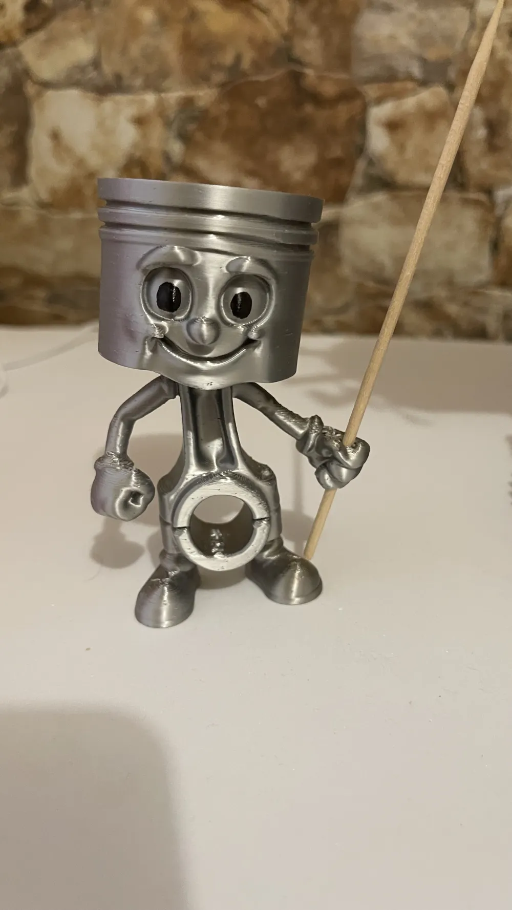 Animated Piston Man - Free 3D Print Model - MakerWorld