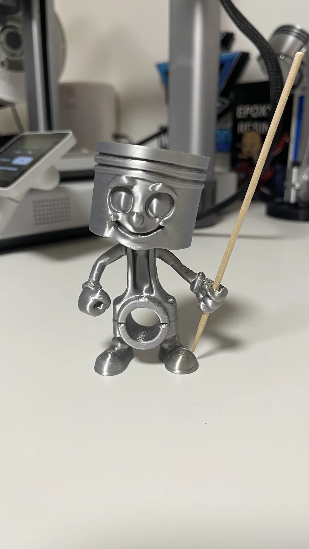 Animated Piston Man - Free 3D Print Model - MakerWorld