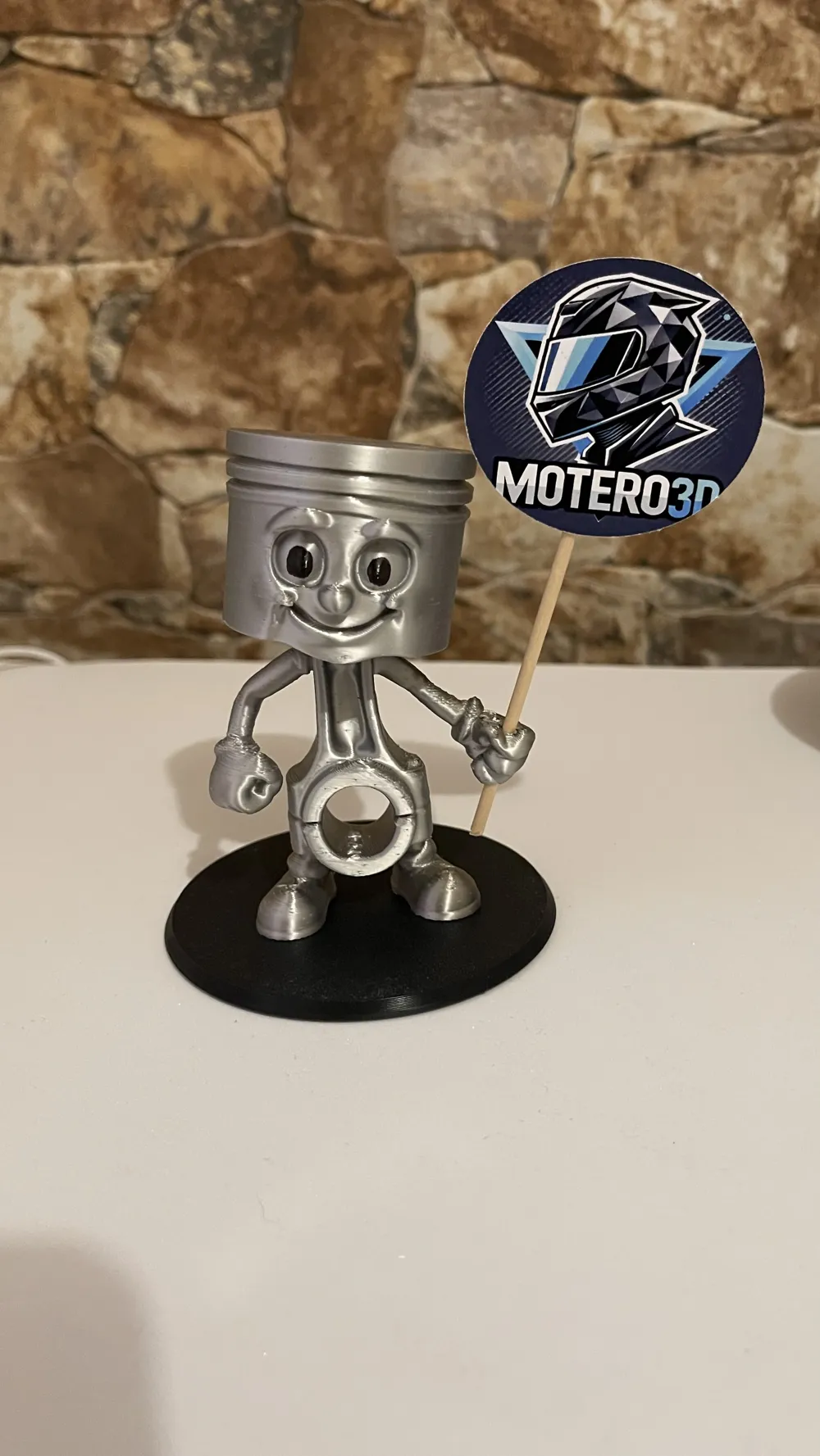 Animated Piston Man - Free 3D Print Model - MakerWorld