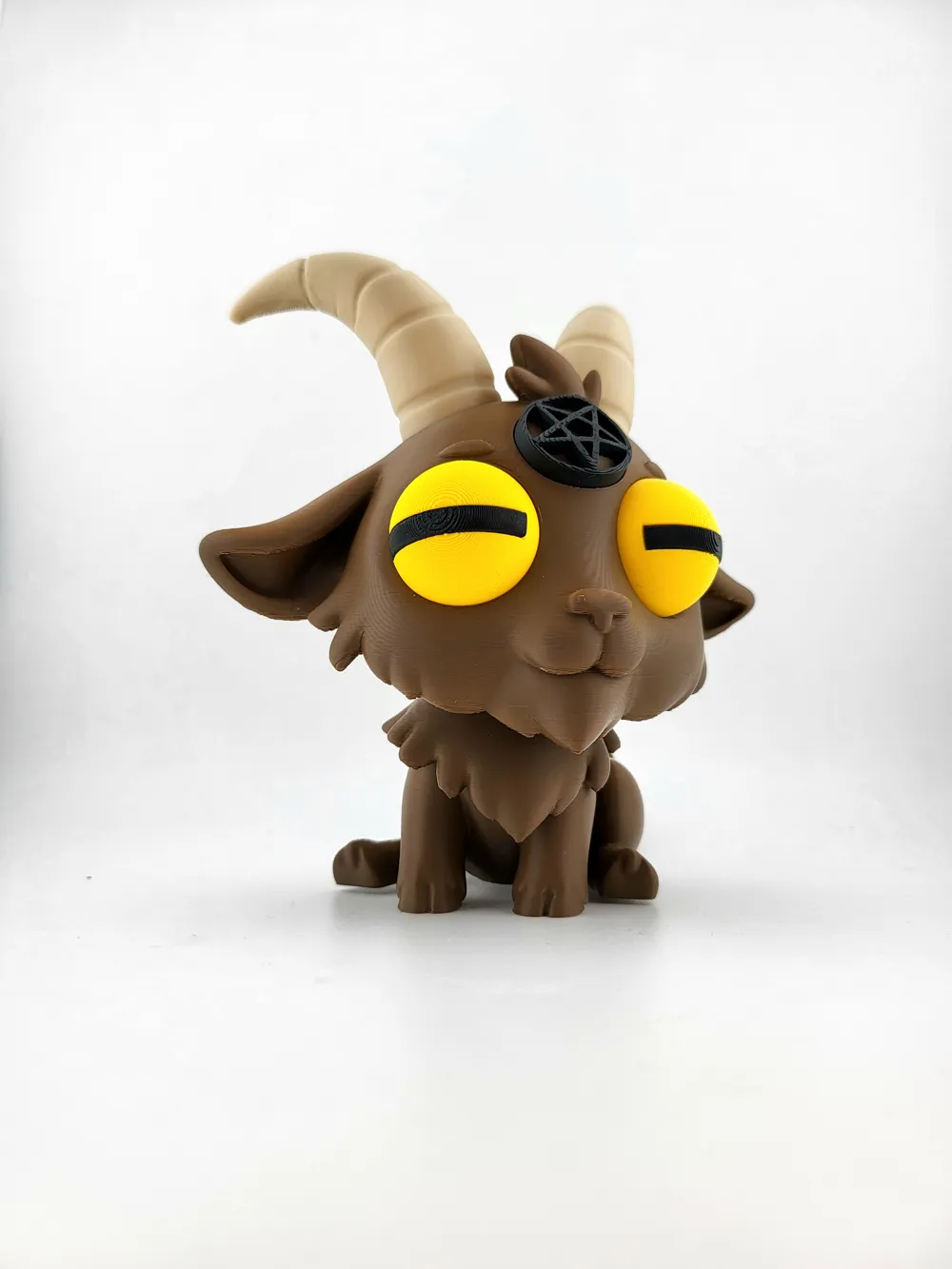 Cute Demon Goat Kawaii 3D sweet evil 666 NO AMS - Free 3D Print Model ...