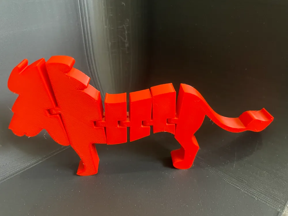 Articulated lion by Maximum Printing - MakerWorld