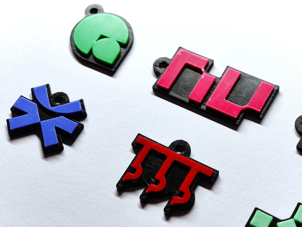 MARATHON Faction Logos Keychain Fobs - Free 3D Print Model - MakerWorld