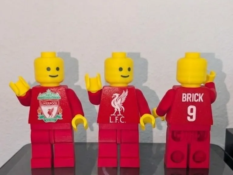 Large Brick Man - FC Liverpool - 20cm - modular - Free 3D Print Model ...