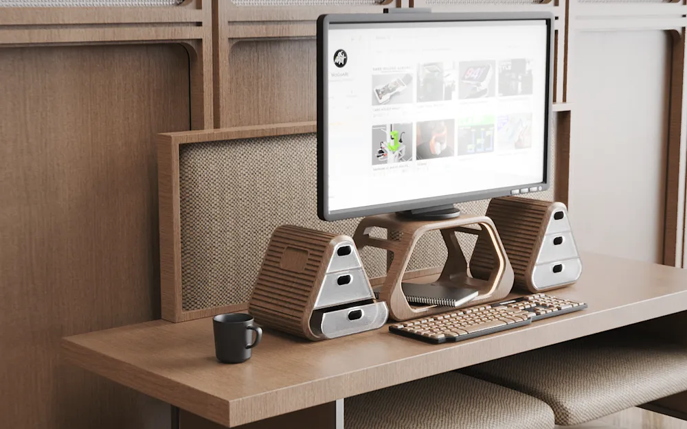 MONITOR STAND PYRAMID - Free 3D Print Model - MakerWorld