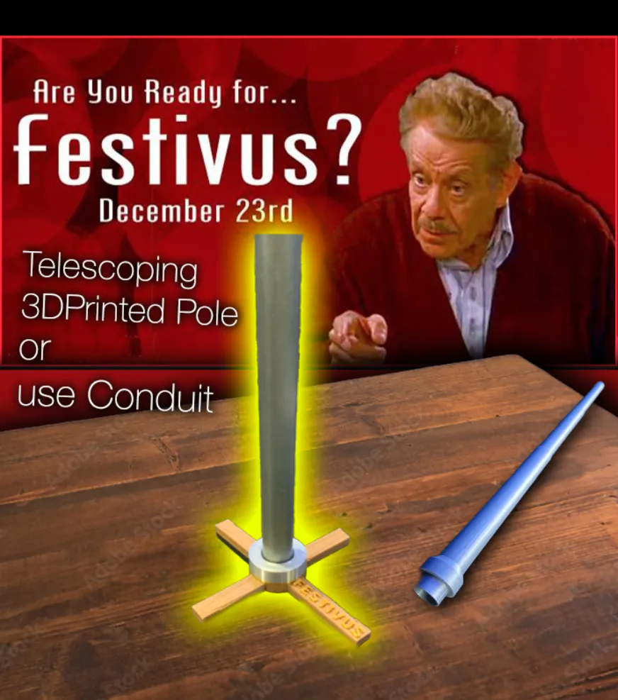 Festivus Pole by K2_Kevin - MakerWorld