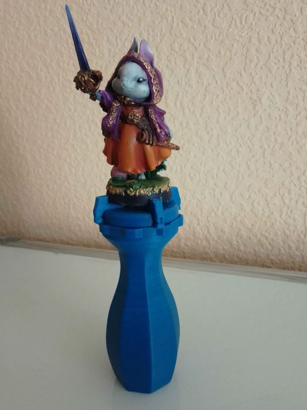4-claw chuck miniature holder (Ashwood remix) - Free 3D Print Model ...