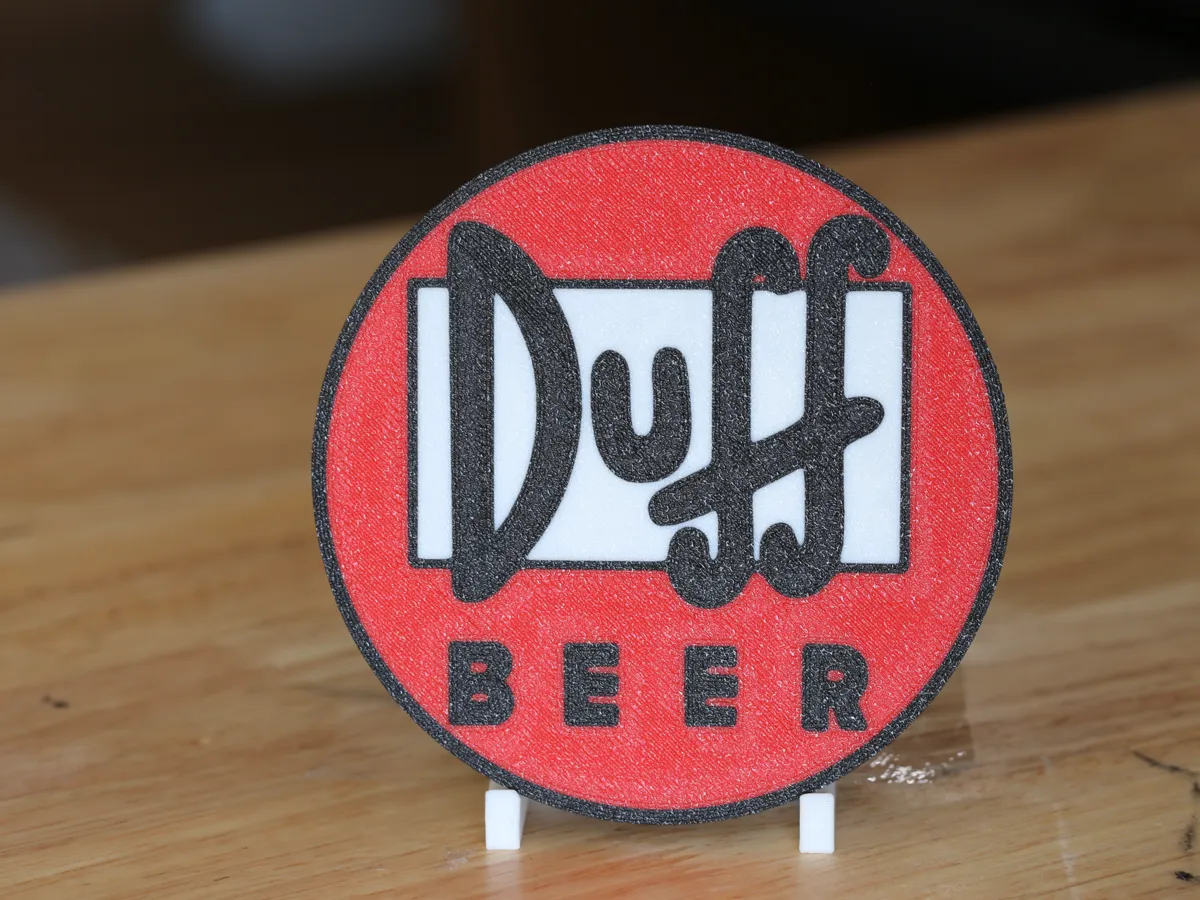 Posavasos Redondo Duff Beer Lager Los Simpson 100mm - Modelo de ...