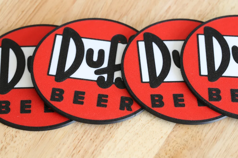Posavasos Redondo Duff Beer Lager Los Simpson 100mm - Modelo de ...