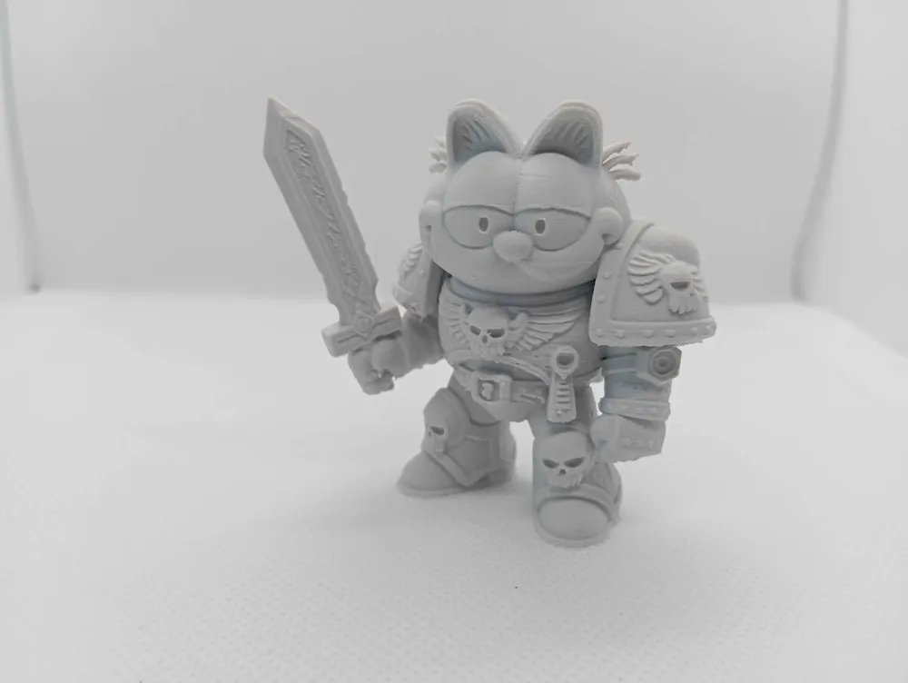 War hammer 40k Knight Garfield Crossover Figurine by DreamMesh ...