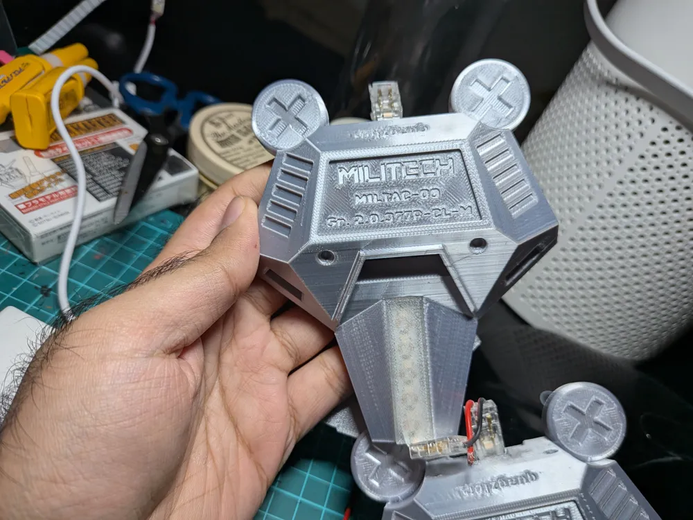 Sandevistan (Militech Themed) - Free 3D Print Model - MakerWorld