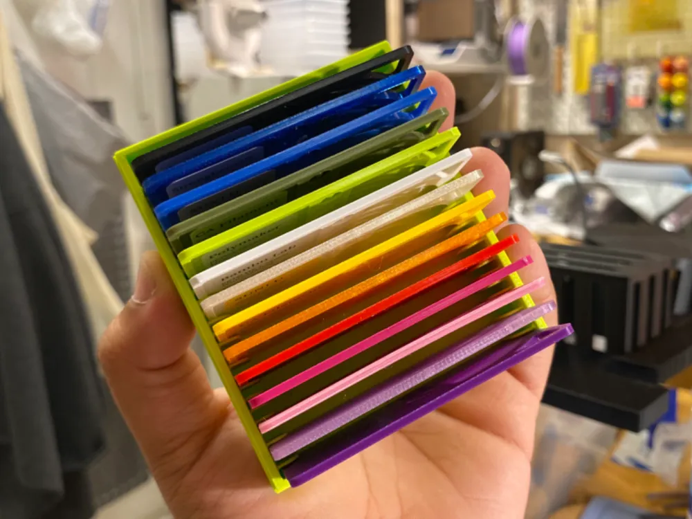 Simple Filament Sample Box by Jasminemaurie MakerWorld: Download Free ...
