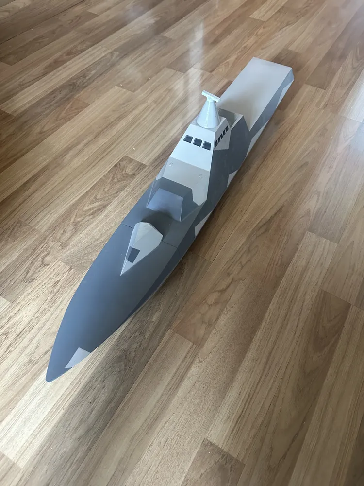 90.5cm RC Visby class corvette - Free 3D Print Model - MakerWorld