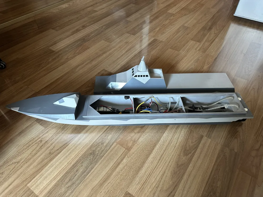 90.5cm RC Visby class corvette - Free 3D Print Model - MakerWorld