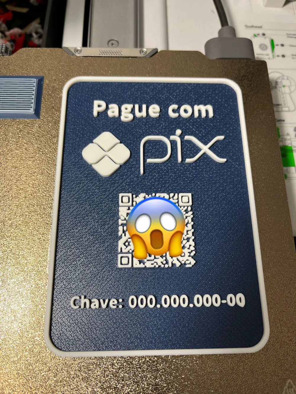 PAY WITH PIX QR CODE - EDITABLE - Free 3D Print Model - MakerWorld