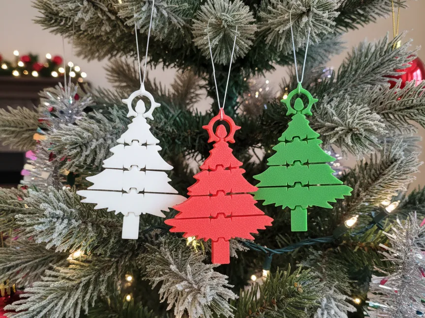 Hinged Christmas Tree Ornament by Joe裕 MakerWorld: Download Free 3D Models