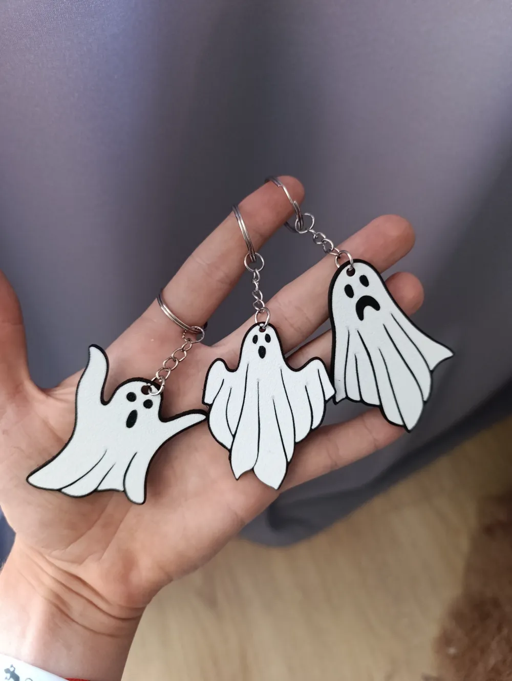 Halloween ghost keychains by MagiikDesign - MakerWorld