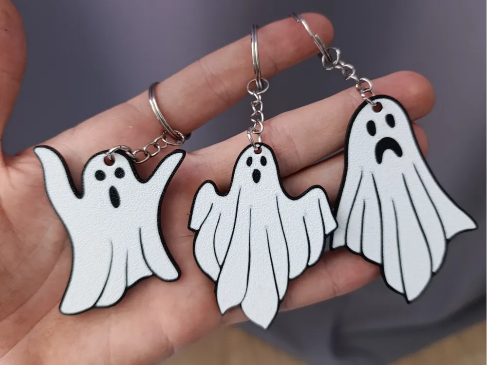Halloween ghost keychains by MagiikDesign - MakerWorld