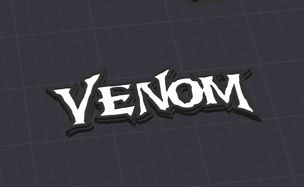 Venom Logo by Fabouh MakerWorld: Download Free 3D Models