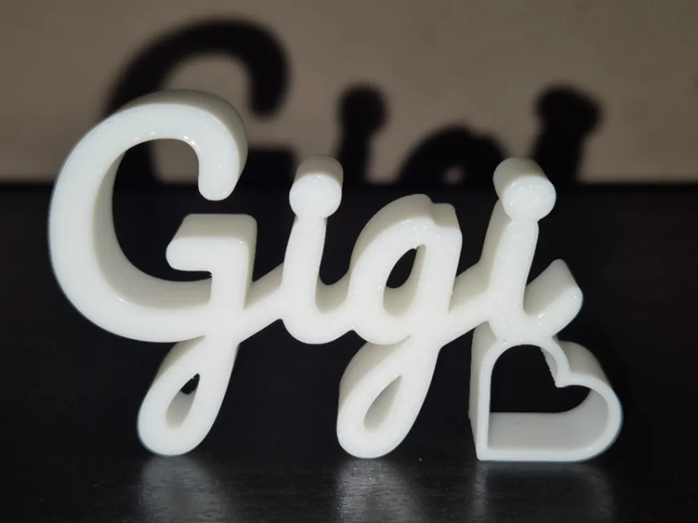 Gigi Name Sign Display Decor - Free 3D Print Model - MakerWorld