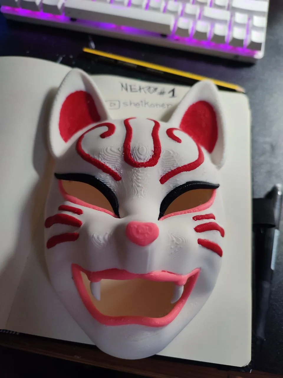 NEKO#1 CAT MASK - sheikoner by sheikoner - MakerWorld