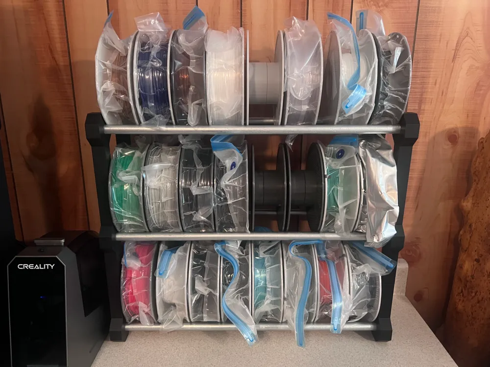Filament Spool Rack Remix - Free 3D Print Model - MakerWorld